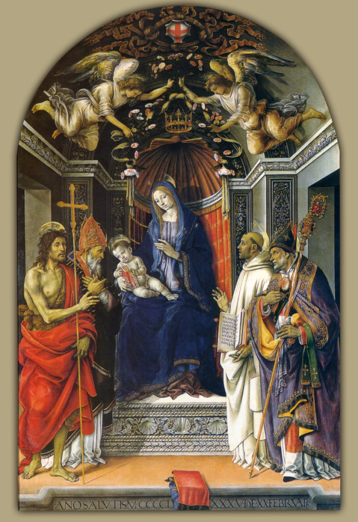 La Pala degli Otto o Sacra Conversazione di Filippino Lippi - ADO ...